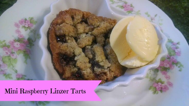Raspberry Linzer Tartlets
