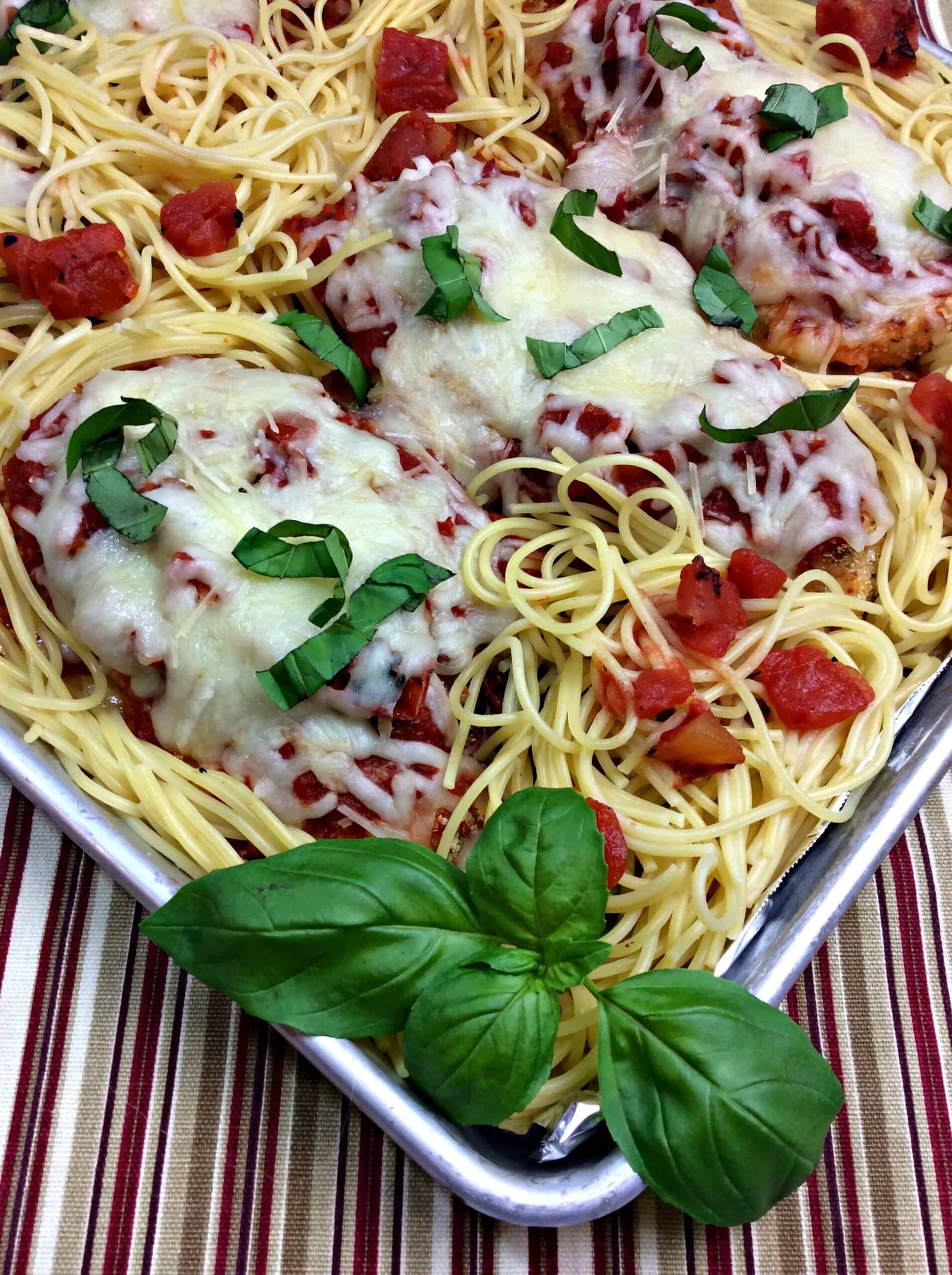 Chicken Parmesan Sheet Pan Dinner - Operation $40K