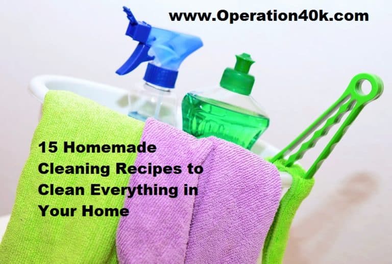 15 Homemade Cleaning Recipes to Clean Everything in Your Home ...