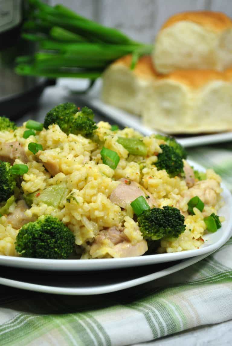 Instant Pot Chicken Broccoli and Rice Bake Recipe You Will Love