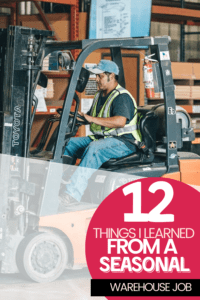 12 Things I Learned From a Seasonal Warehouse Job - Operation $40K